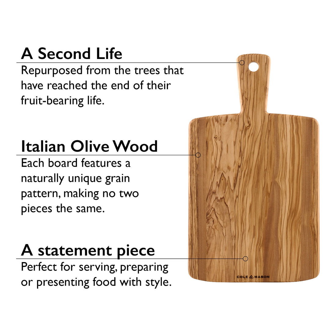 Portobello Collection Olive Wood Kitchenware | Cole & Mason