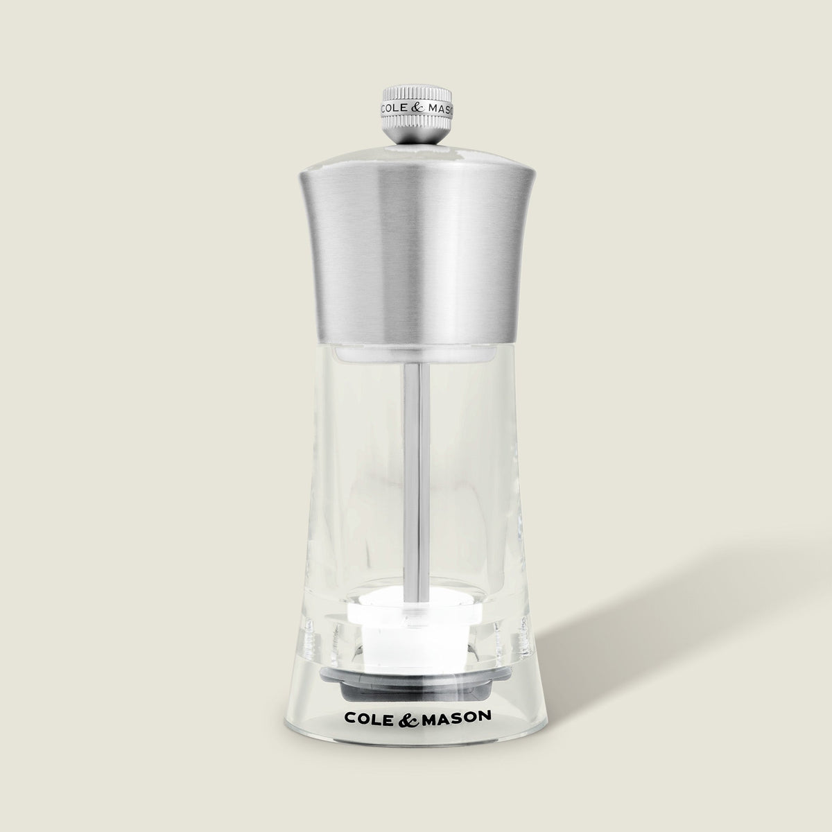 Cole & Mason Bromley Acrylic Salt & Pepper Mills – Adjustable Grinders ...