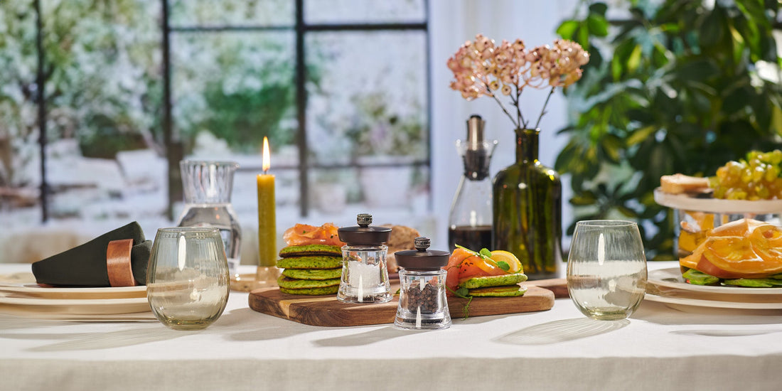 Cole & Mason Mixed Material Salt & Pepper Mills